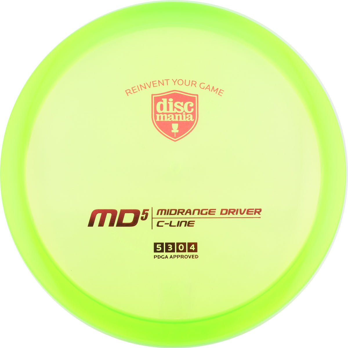 Discmania C-Line MD5 – Overstable Midrange | Top Tier Disc Golf
